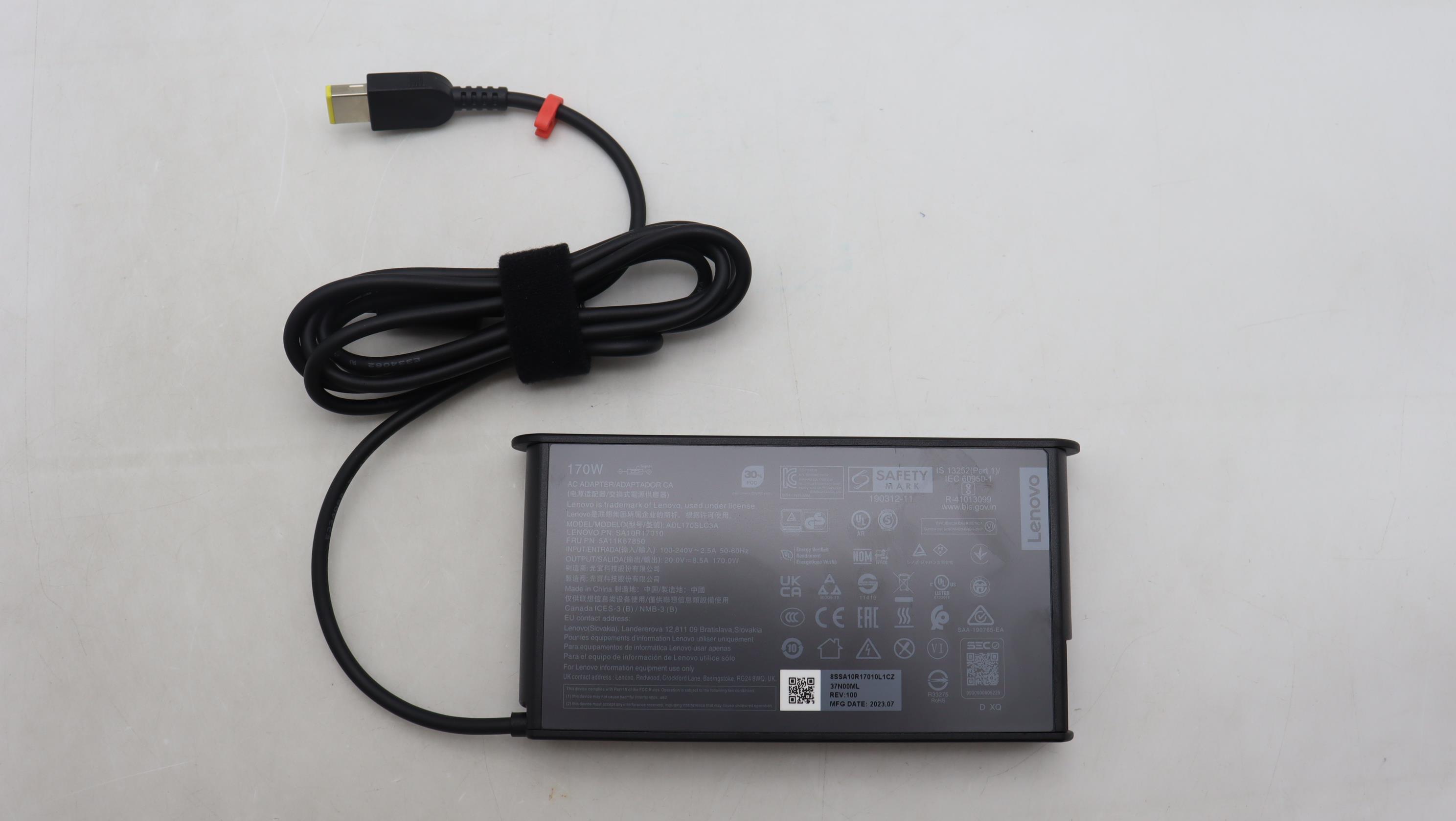 Genuine Lenovo Charger 170W (Slim Tip) 02DL140 - EMPR Australia