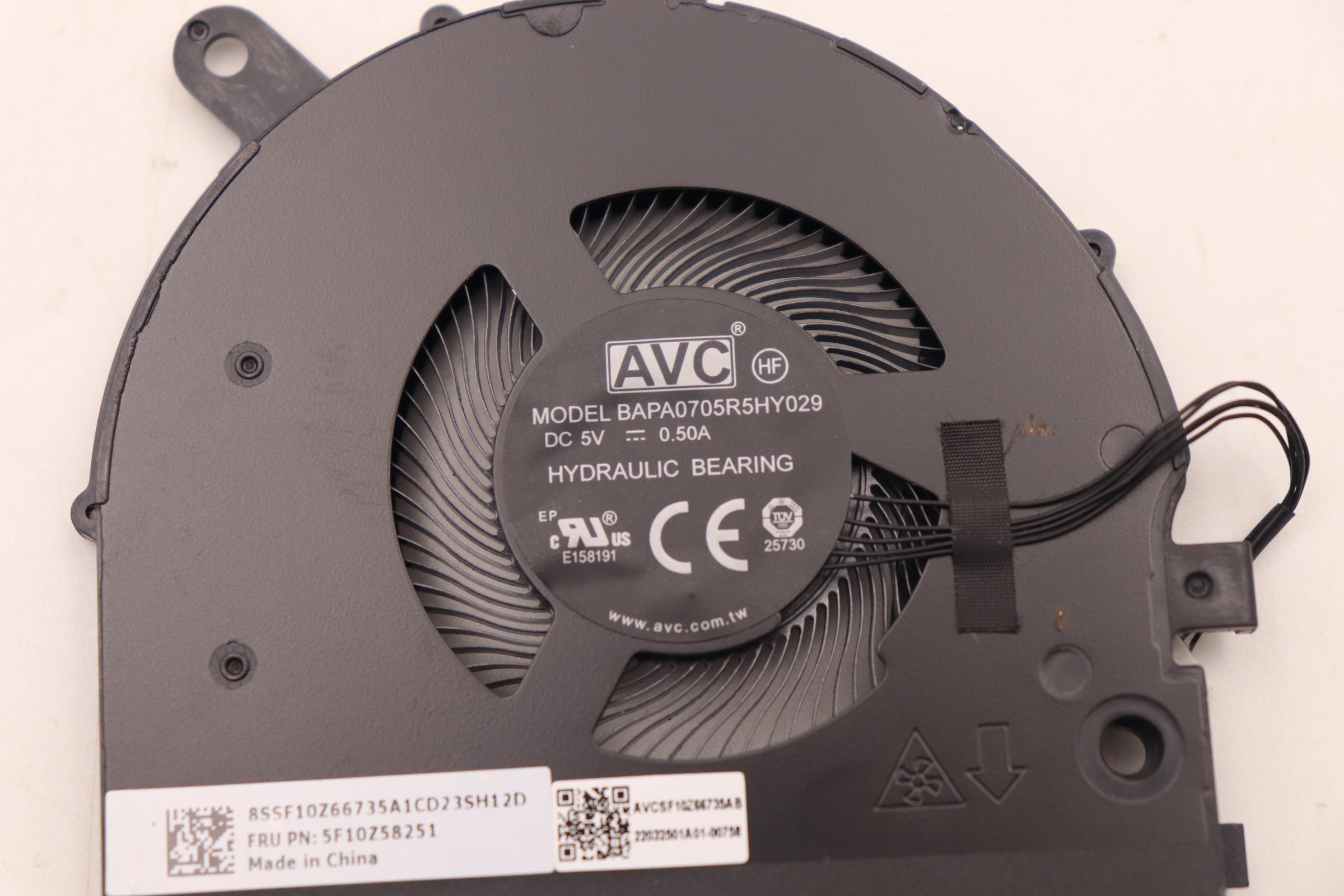 Lenovo FANS 5F10Z58251 | Lenovo FAN Fenrir FRU FAN FAN AVC LF