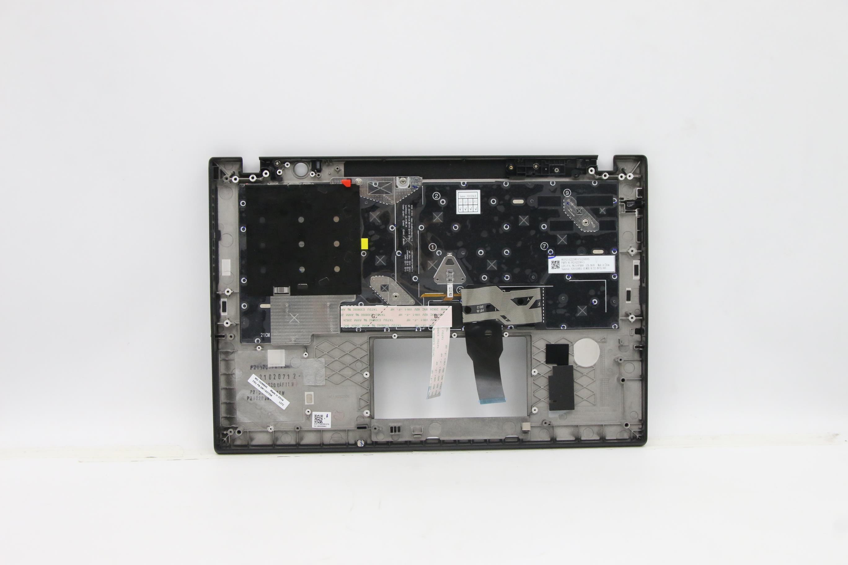 Genuine Lenovo Keyboard 5M11A37258 English Black Backlight - EMPR