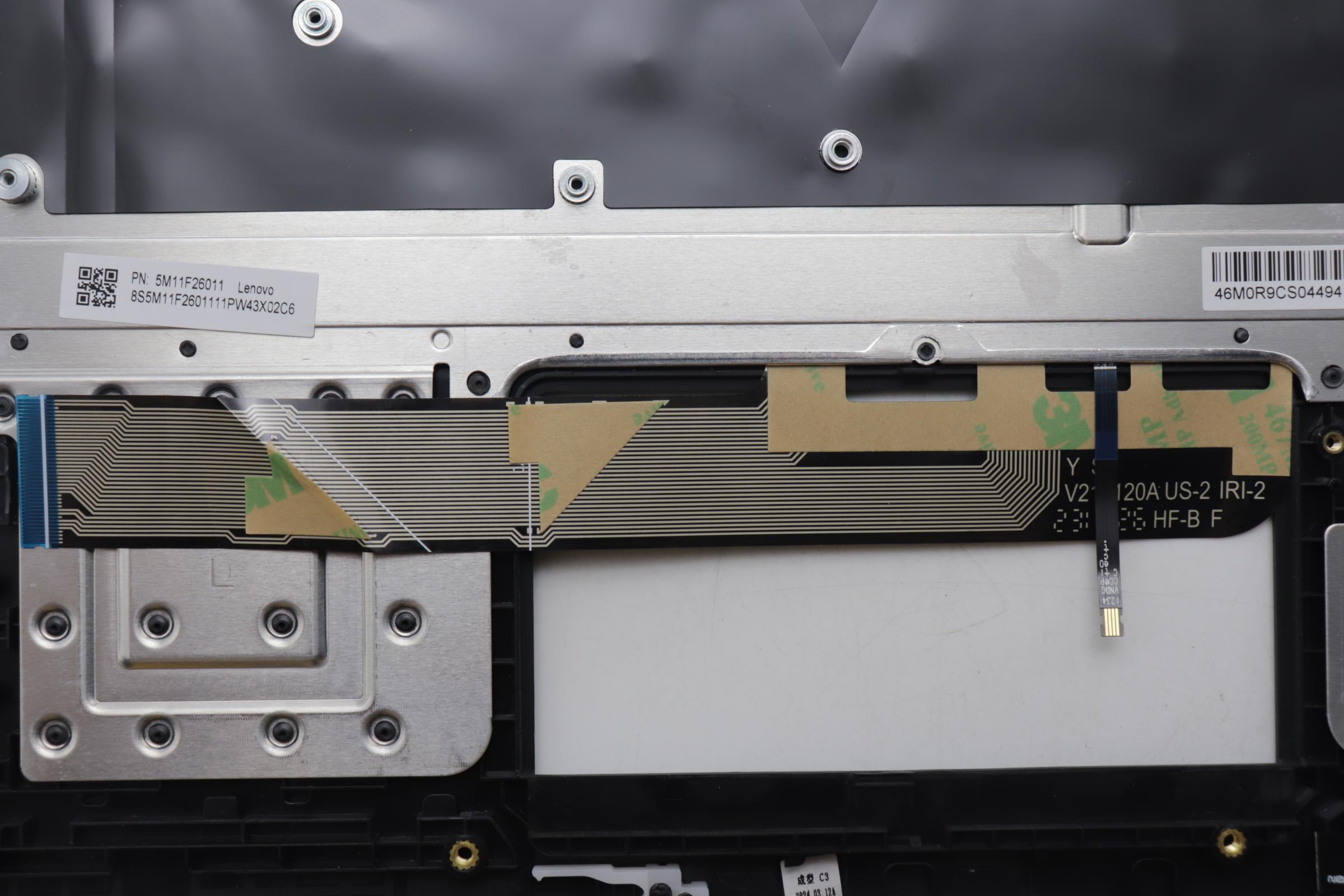 Genuine Lenovo Keyboard 5M11F26011 Backlight English with C - EMPR