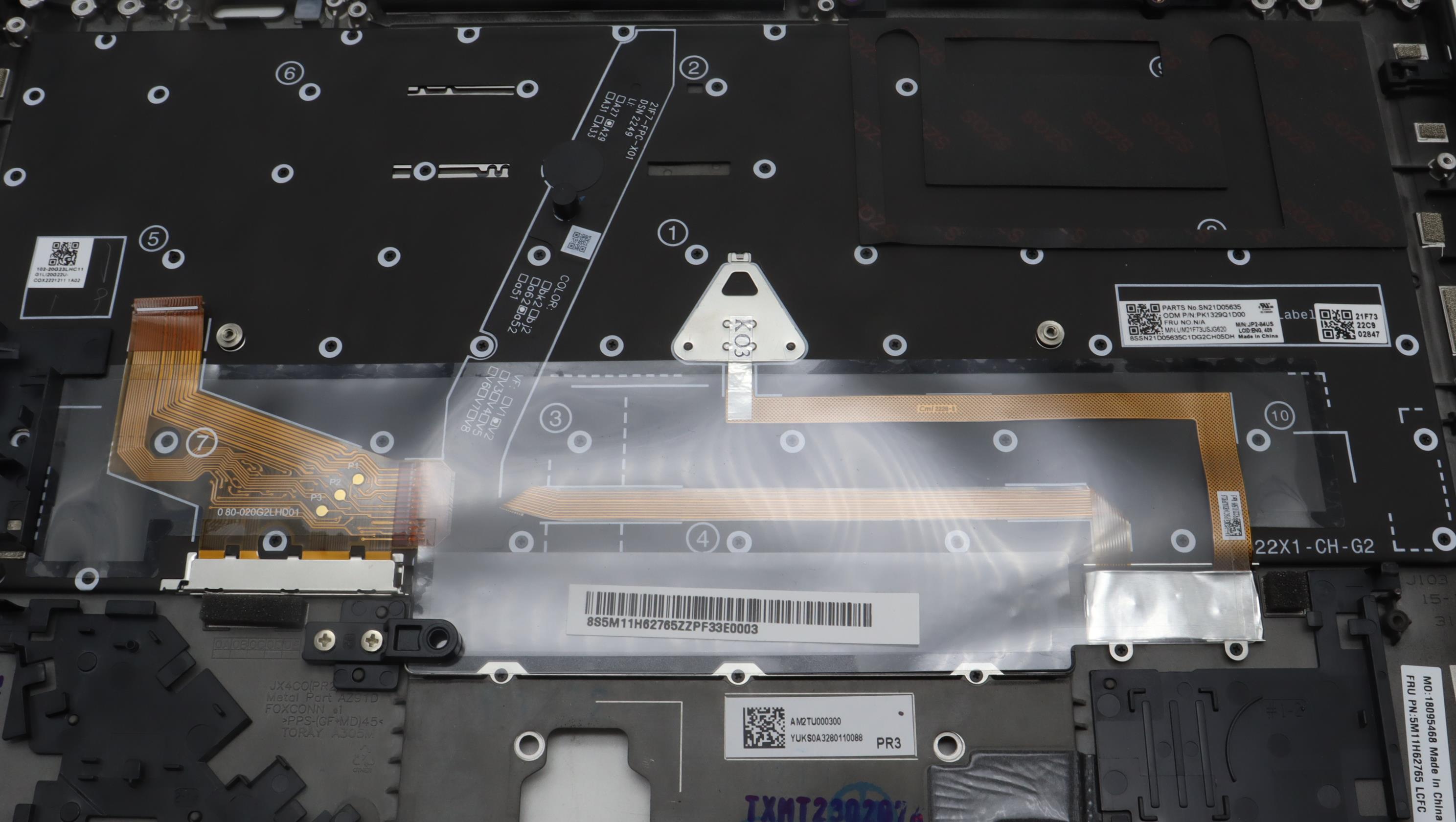 Lenovo Genuine C-cover with keyboard 5M11H62765 | Lenovo MECH_ASM
