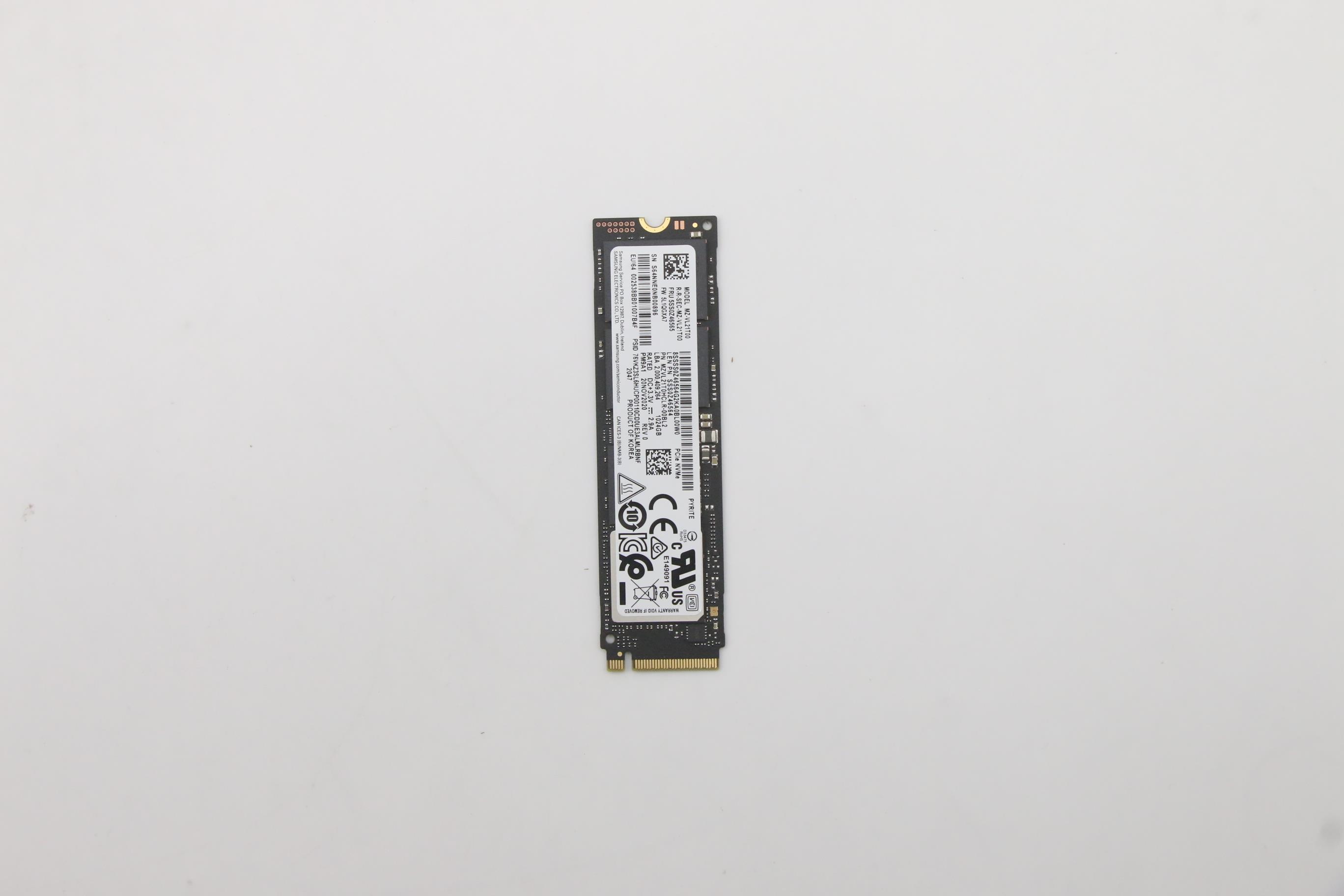 Lenovo SOLID STATE DRIVES 5SS0Z46565 | SAM PM9A1 1T M.2 PCIe