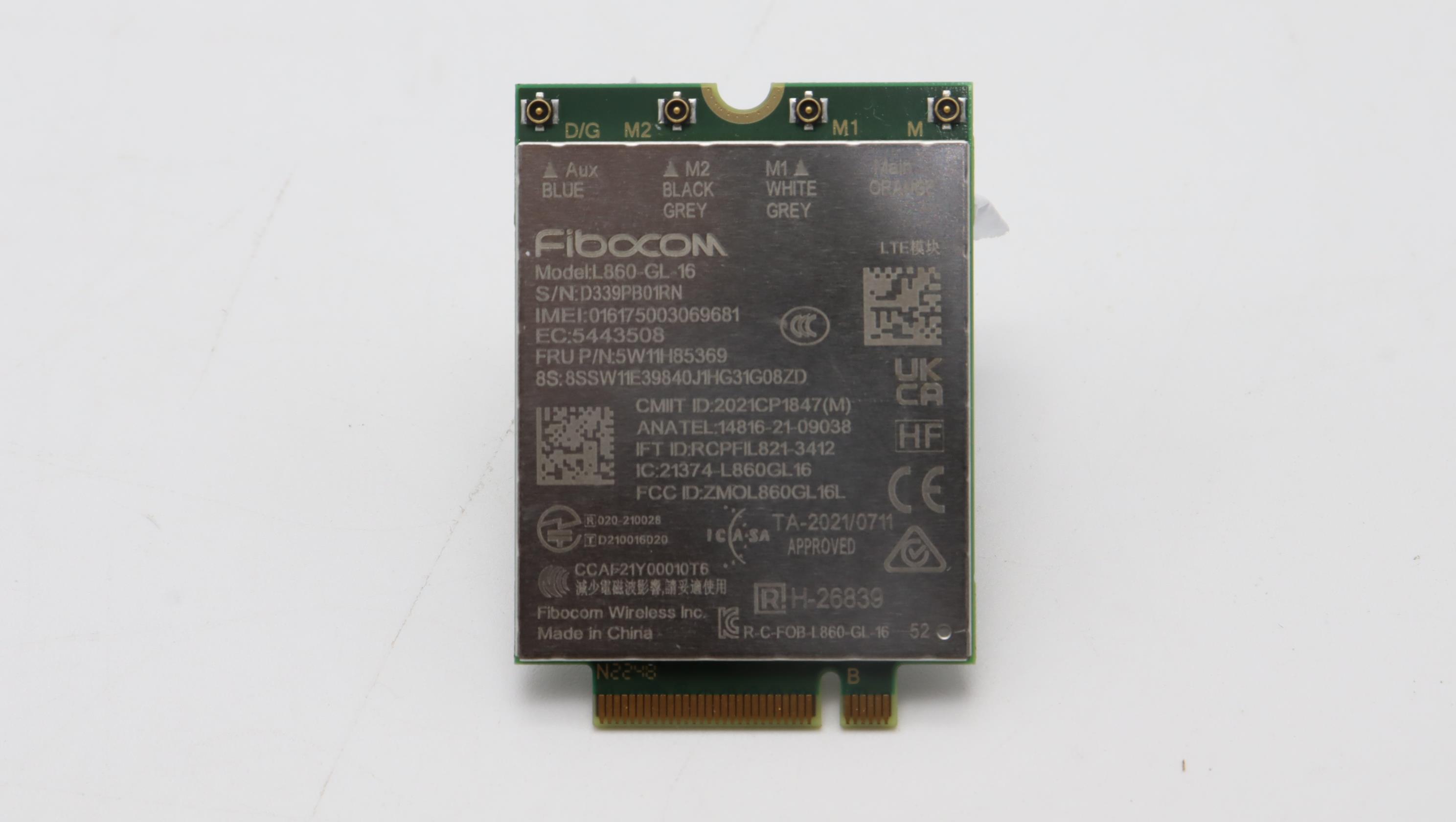 Lenovo Genuine WIRELESS WAN ADAPTERS 5W11H85369 | Lenovo WIRELESS