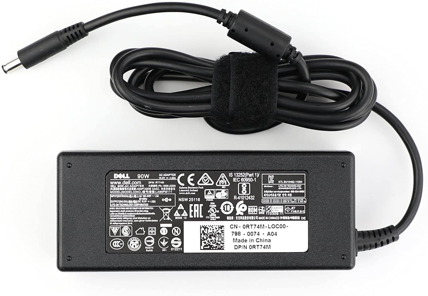 Genuine Dell Charger 90W (7HRTX) - Dell Certified