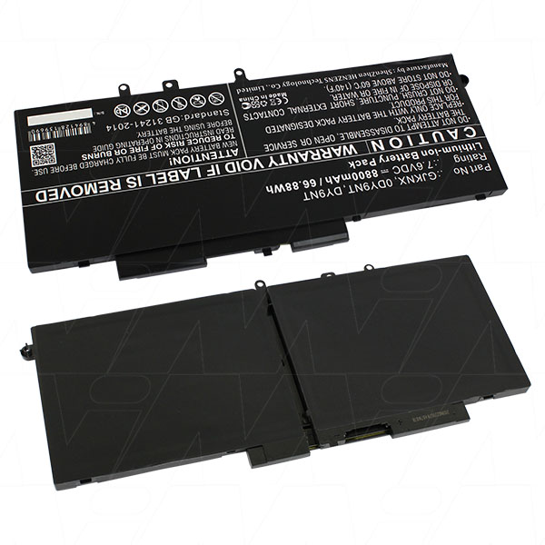 DELL KCM82 | BATTERY, PRIMARY, 68WHR, 4C, LITHIUM, BYD | EMPR® Australia