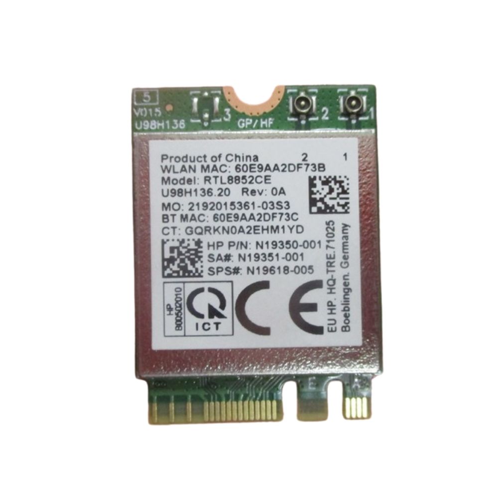 HP Genuine N19618-001 | HP SKO-WLAN 6E REALTEK CHAMPAGNE AX