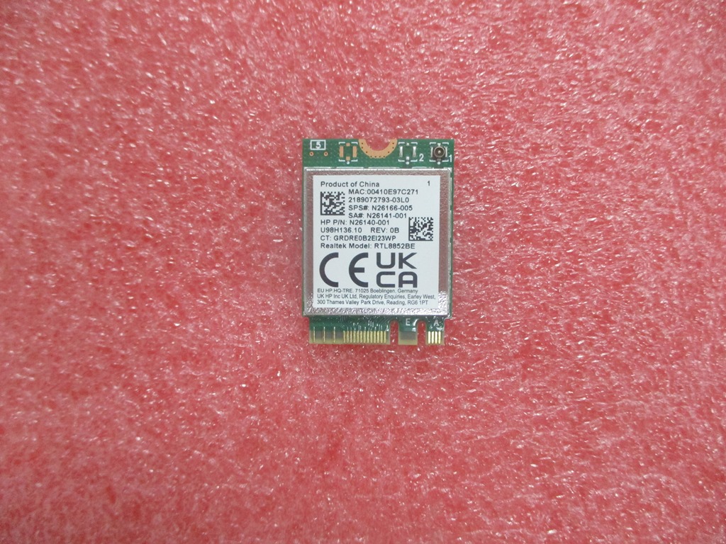 Genuine HP N26166-003 | WLAN 6 REALTEK CHOYA AX 1X1 FOX