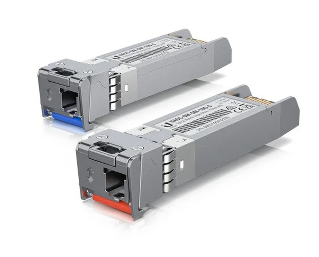 Ubiquiti UniFi 10Gbps Optical Module, 2-Pack, NHU-OM-SM-10G-S-2 - EMPR